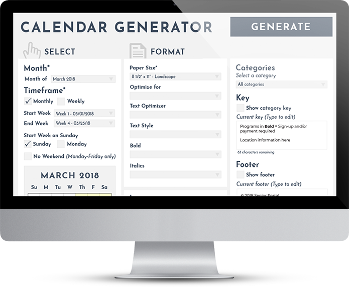 Calendar Generator | Viibrant Resident Engagement